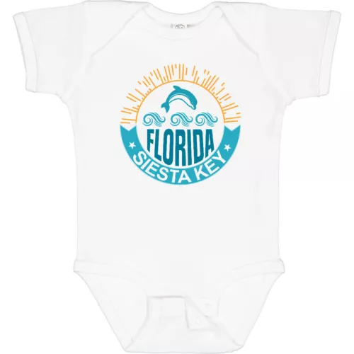 Bella Canvas Siesta Key Florida Beach Vacation Baby Bodysuit Trip ...