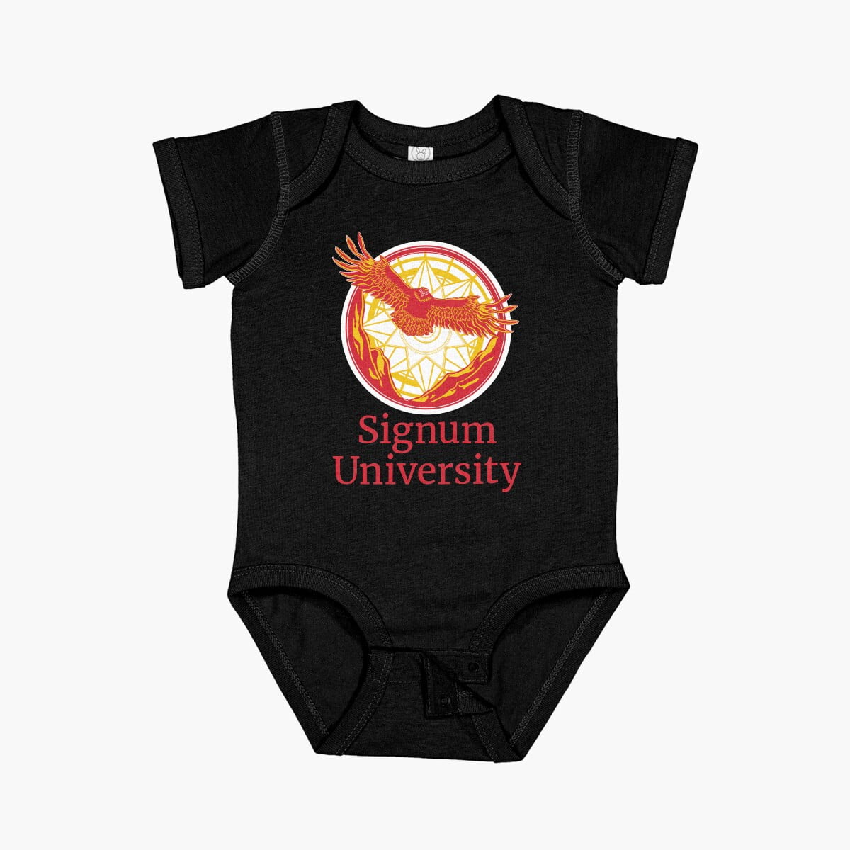 Bella Canvas Signum University Logo Short Sleeve Baby One-Piece Newborn ...