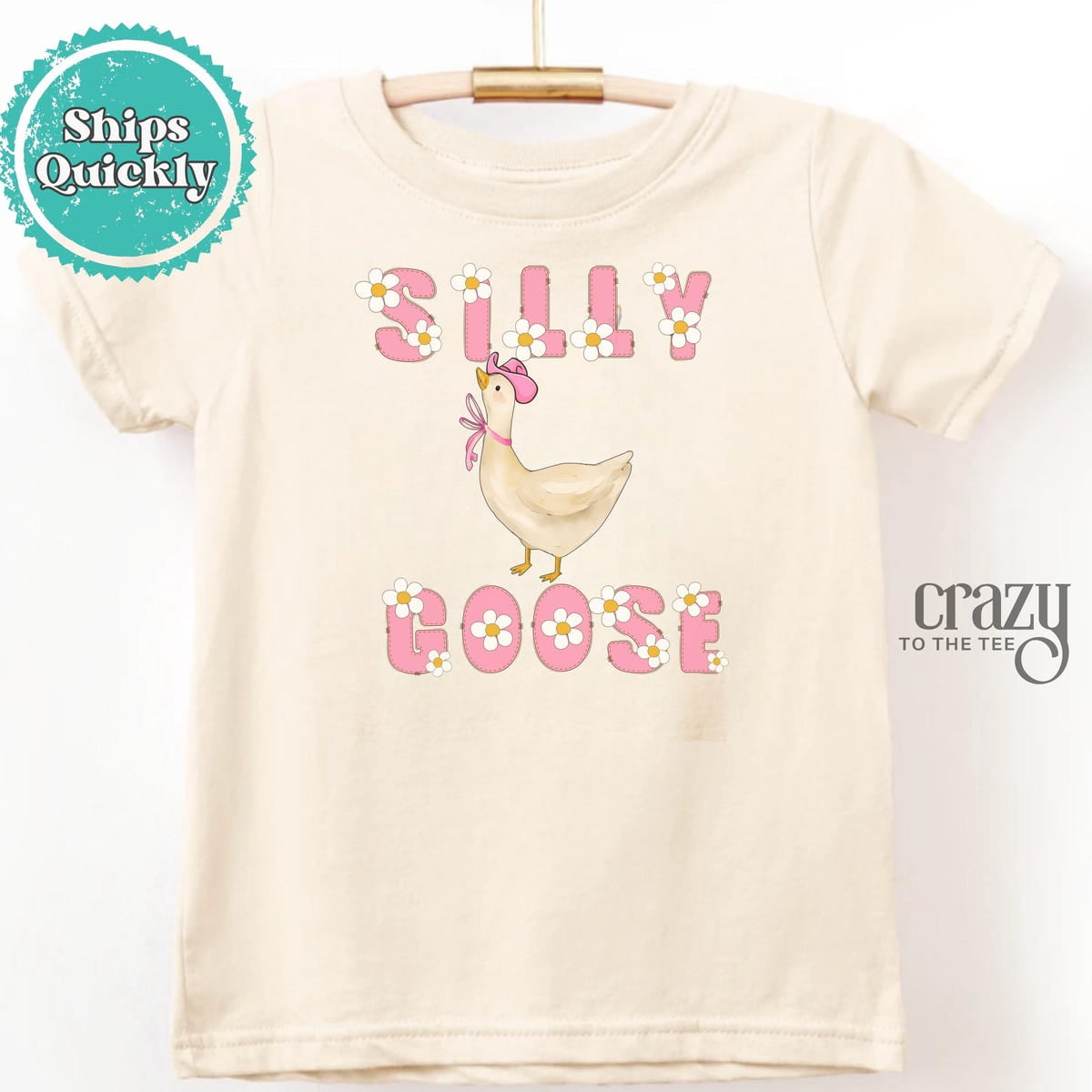 Bella Canvas Silly Goose Daisy Toddler Shirt, Cute Kids Shirt, Farm ...