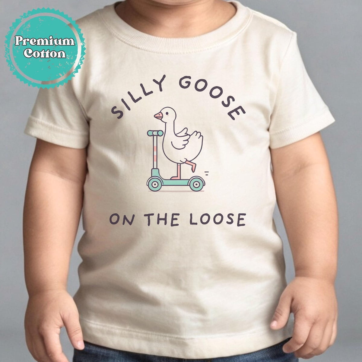 Bella Canvas Silly Goose on The Loose Toddler Shirt, Funny Goose T ...