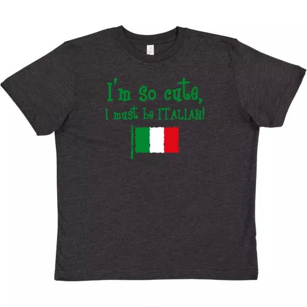 Bella Canvas So Cute Italian Im Italy Flag Pinkinkartkids Italia Gift ...