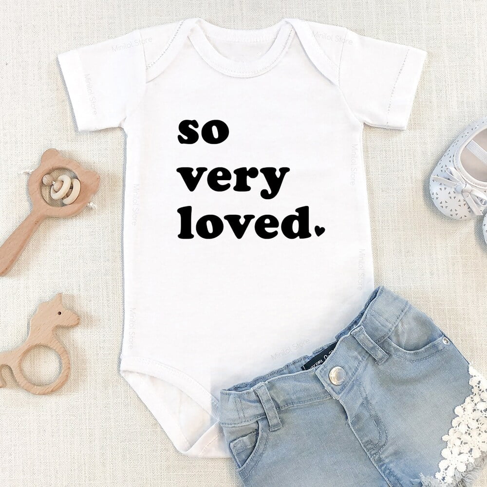 Bella Canvas So Very Loved Baby, Cute Valentines Day Baby I Am Loved ...