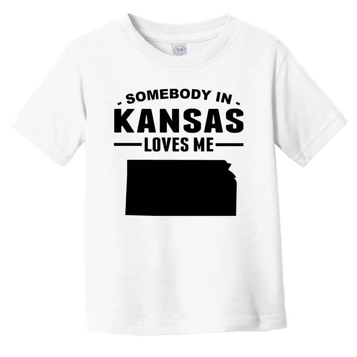Bella Canvas Somebody In Kansas Loves Me Toddler - KansasToddler Shirt ...