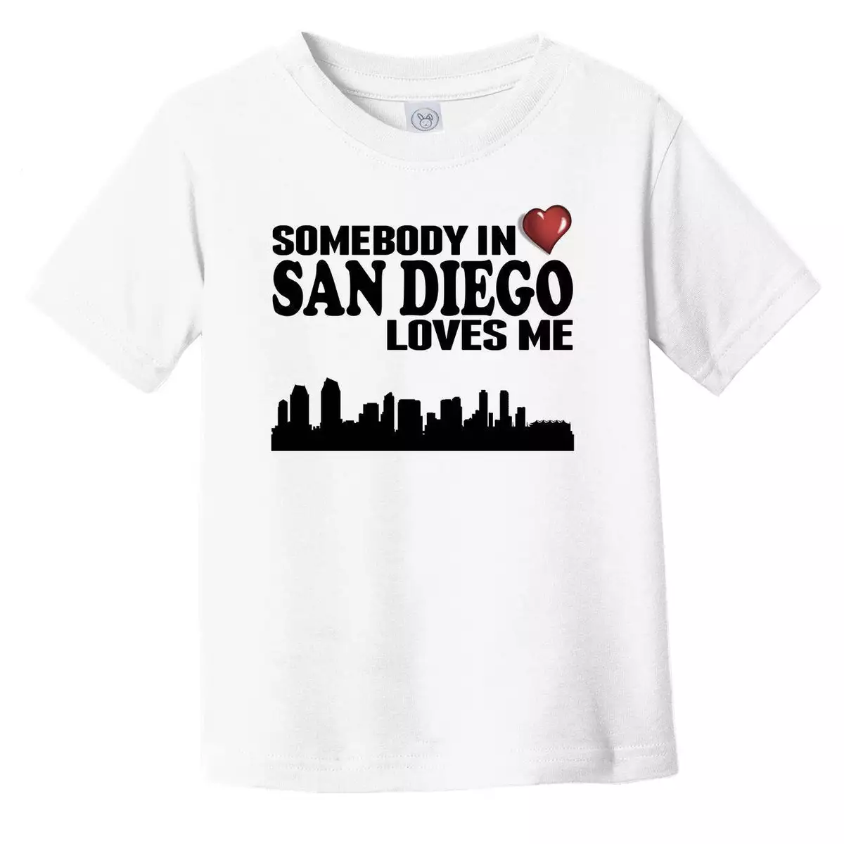 Bella Canvas Somebody In San Diego Loves Me Toddler Boys & Girls Shirt, Gift for Baby or Kids ...