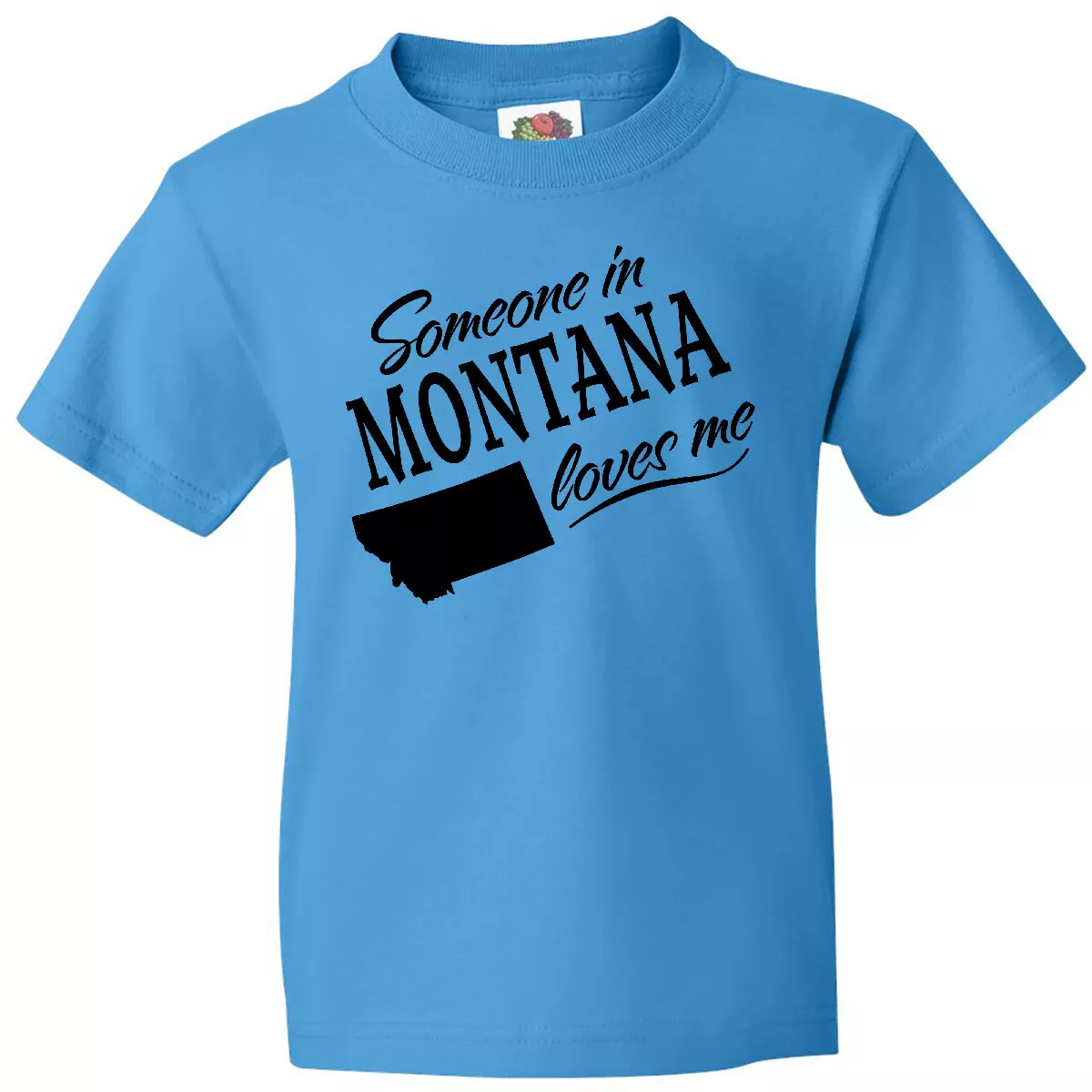 Bella Canvas Someone In Montana Loves Me Toddler T-Shirt Home Family ...
