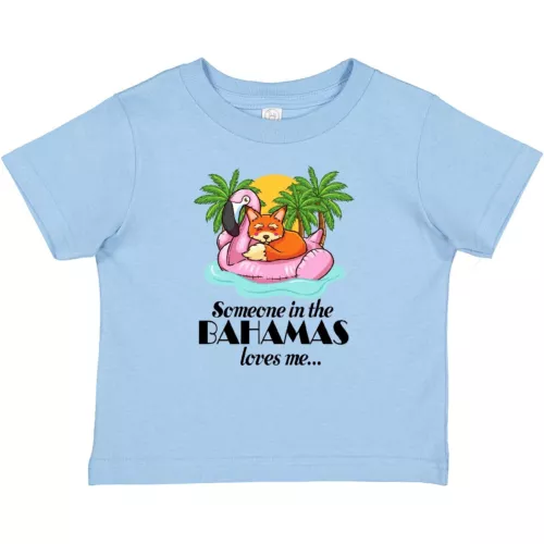 Bella Canvas Someone In The Bahamas Loves Me Baby Toddler Shirt Spring ...