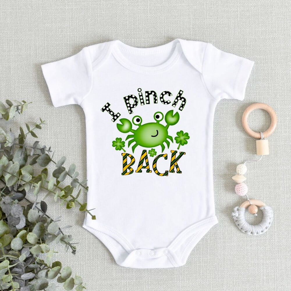 Bella Canvas with St. Patrick'S Day Baby Boys, I Pinch Back, Funny St ...