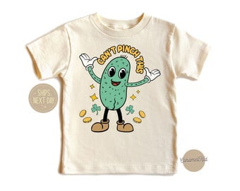 Bella Canvas St Patricks Day Can't Pinch This Toddler Funny Cactus Kids ...