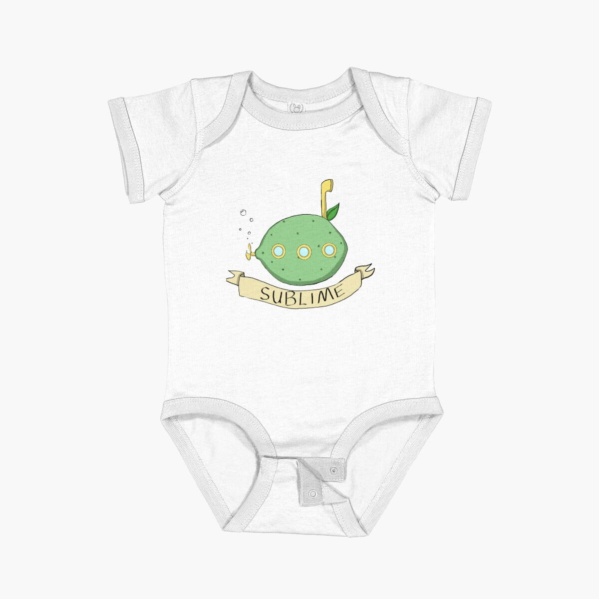 Bella Canvas Sublime Short Sleeve Baby One-Piece Newborn Gender Neutral ...