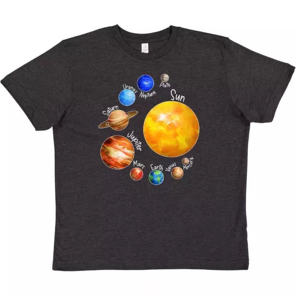Bella Canvas Sun And Planets- Yes, And Pluto Space Solar System Outer ...