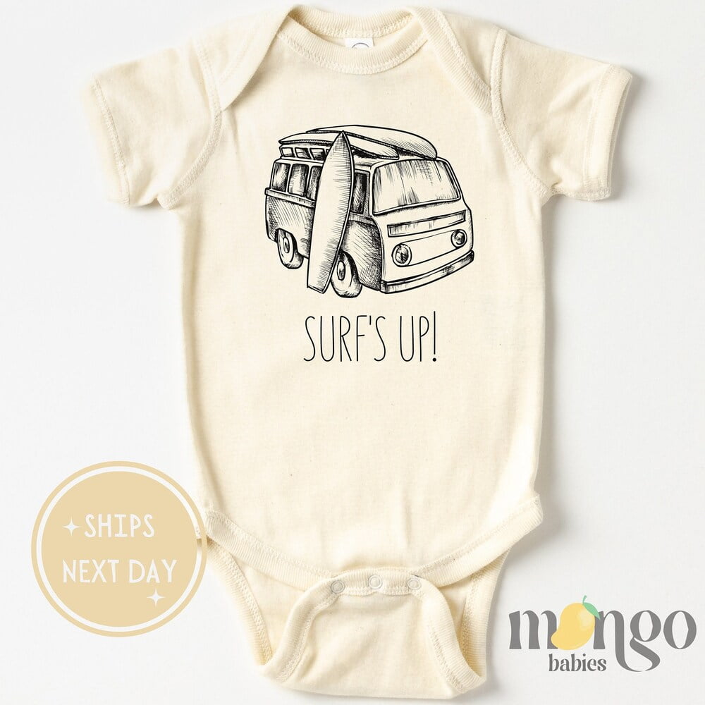 Bella Canvas with Surf'S Up s Surf Baby Hipster Baby Cute Baby Clothes ...