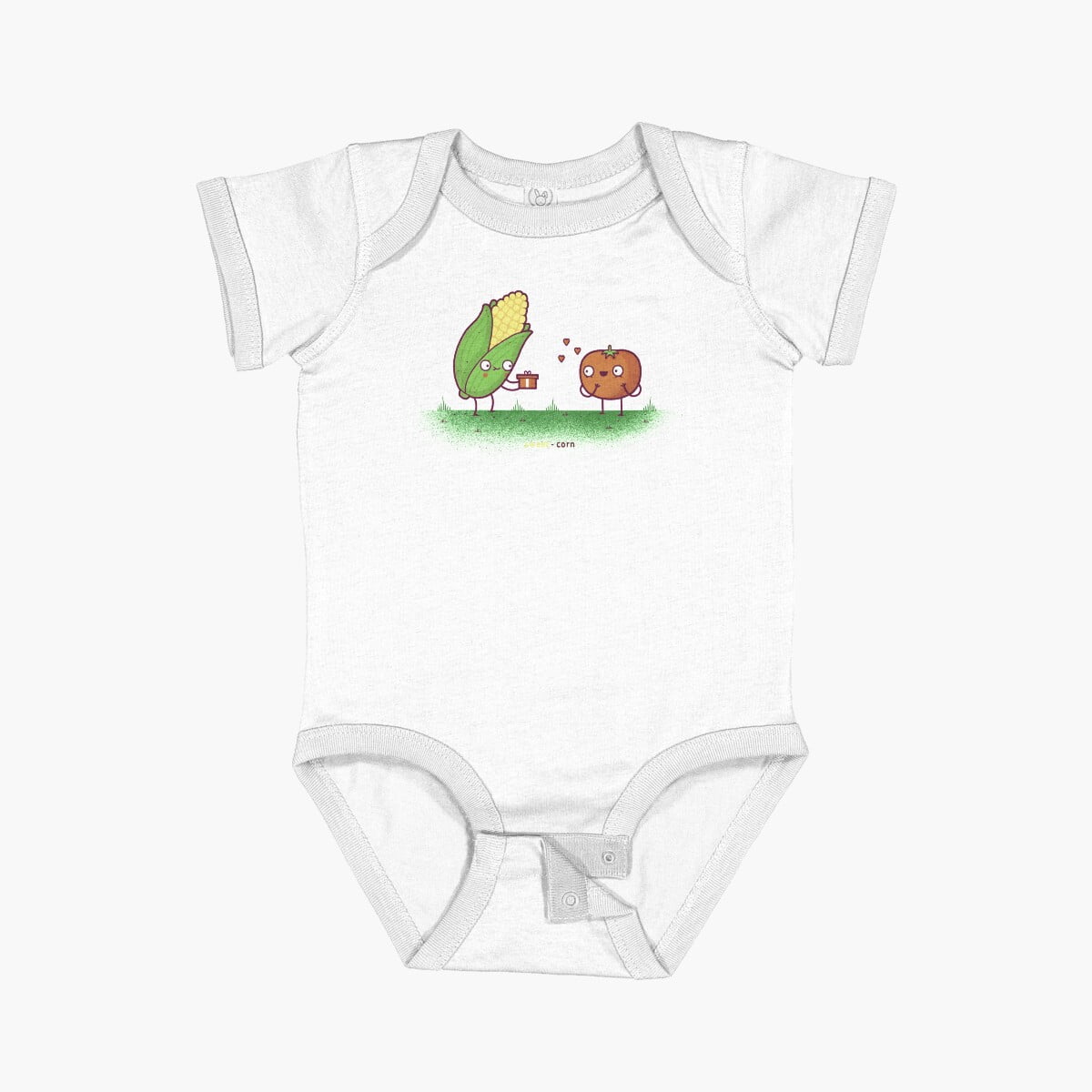 Bella Canvas Sweet Corn Short Sleeve Baby One-Piece Newborn Gender ...