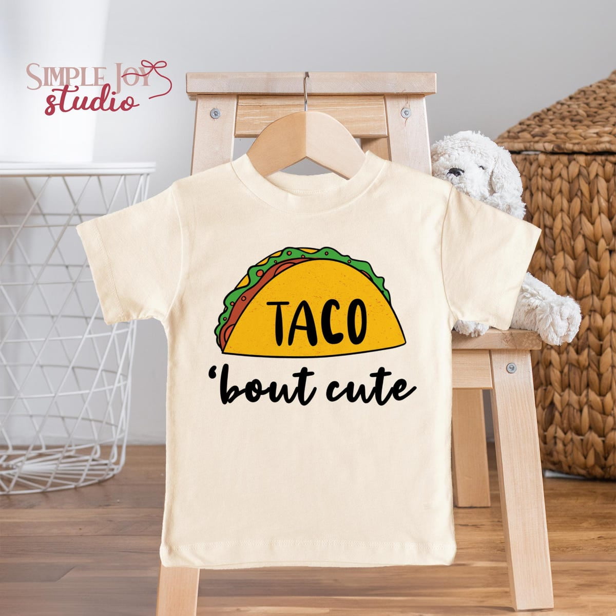 Bella Canvas Taco Bout Cute Toddler Shirt, Cinco de Mayo Shirt for Kids ...