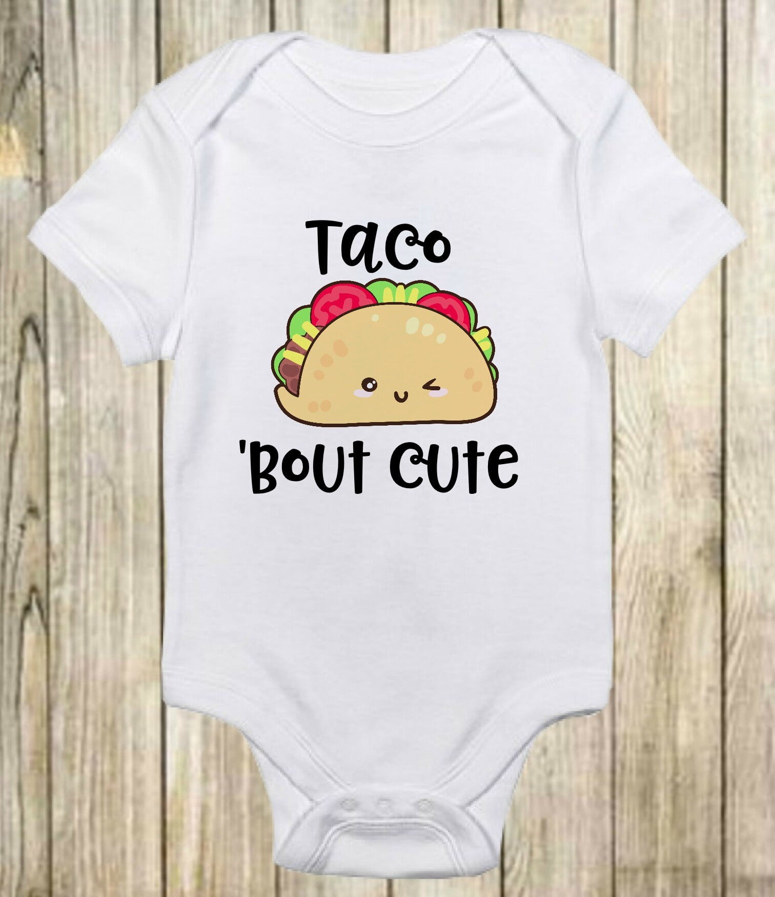 Bella Canvas with Taco, Funny, Baby Girl Clothes, Taco Birthday Party ...