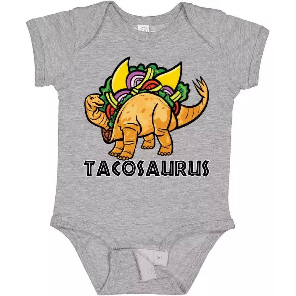 Bella Canvas Tacosaurus Baby Taco Dinosaur Funny Humor Mexican Food Infant Bodysuit - Walmart.com