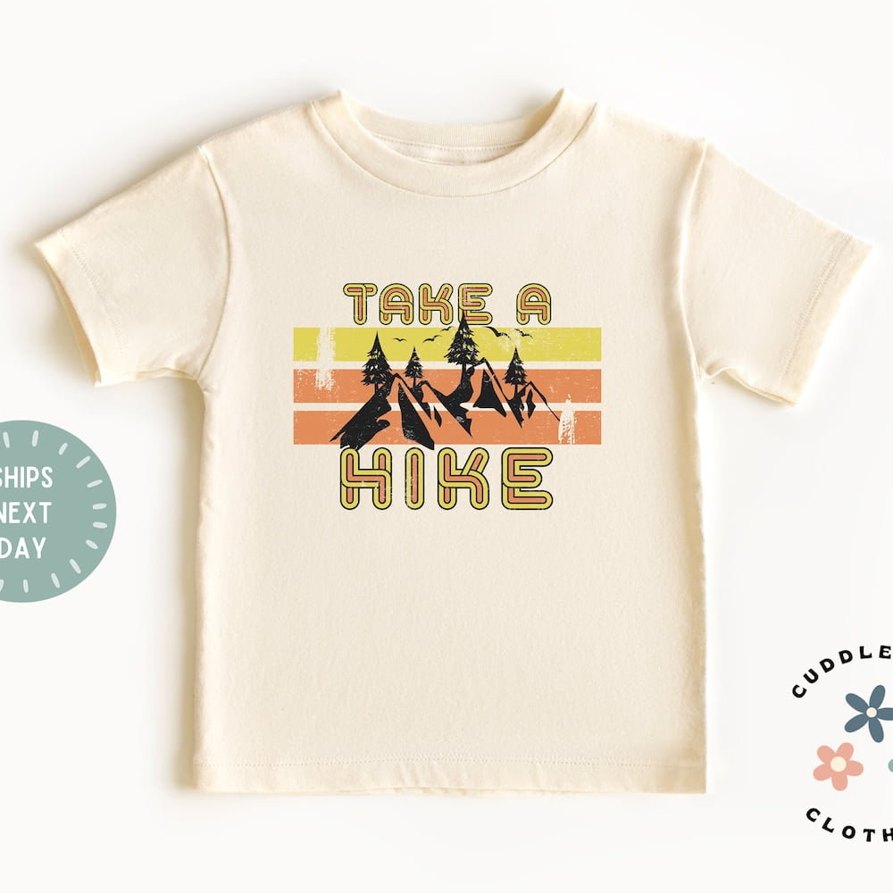 Bella Canvas Take A Hike Kids Shirt, Adventure Toddler Tee, Outdoor ...