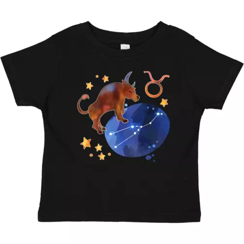 Bella Canvas Taurus Constellation Zodiac Sign Illustration Baby Toddler ...