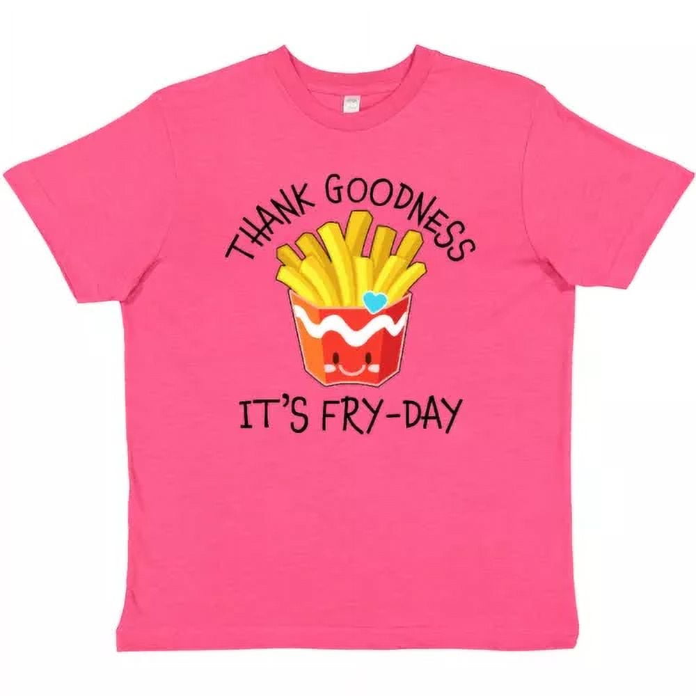 Bella Canvas Thank Goodness Its Fry-Day- French Fries Toddler T-Shirt ...