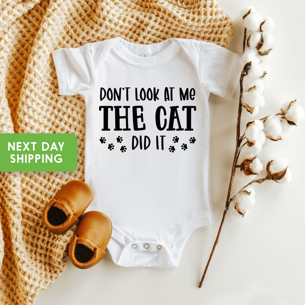 Bella Canvas The Cat Did It Cat Mommy Cat Sibling Funny Cat Baby Cat's ...