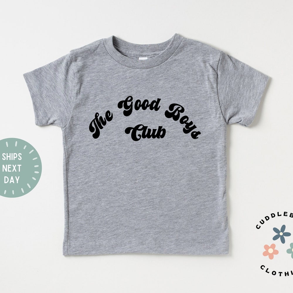 Bella Canvas The Good Boys Club Kids Shirt, Cute Good Boys Kids Tee ...