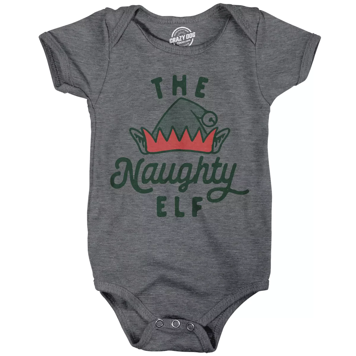 Bella Canvas The Naughty Elf Baby Bodysuit Funny Bad Behavior Xmas ...