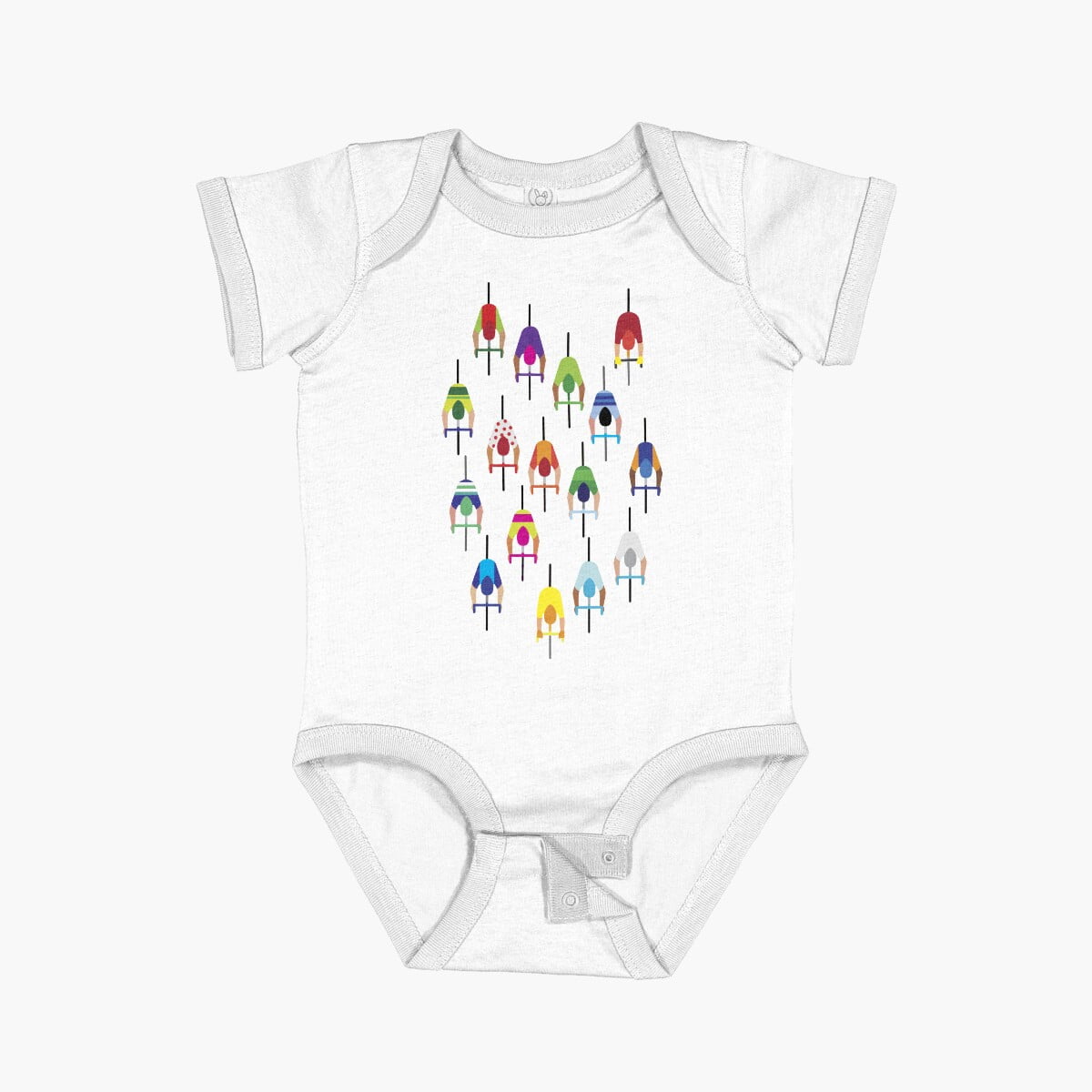 Bella Canvas The Peloton €“ Cyclists Short Sleeve Baby One-Piece ...