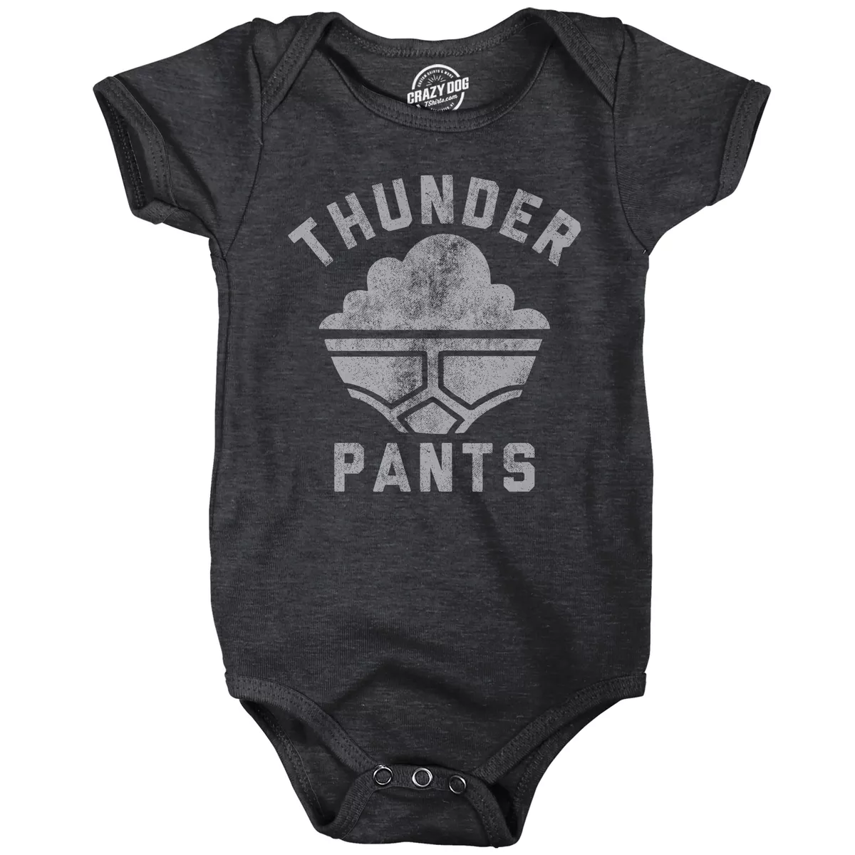 Bella Canvas Thunder Pants Baby Bodysuit Funny Sarcastic Poop Graphic ...