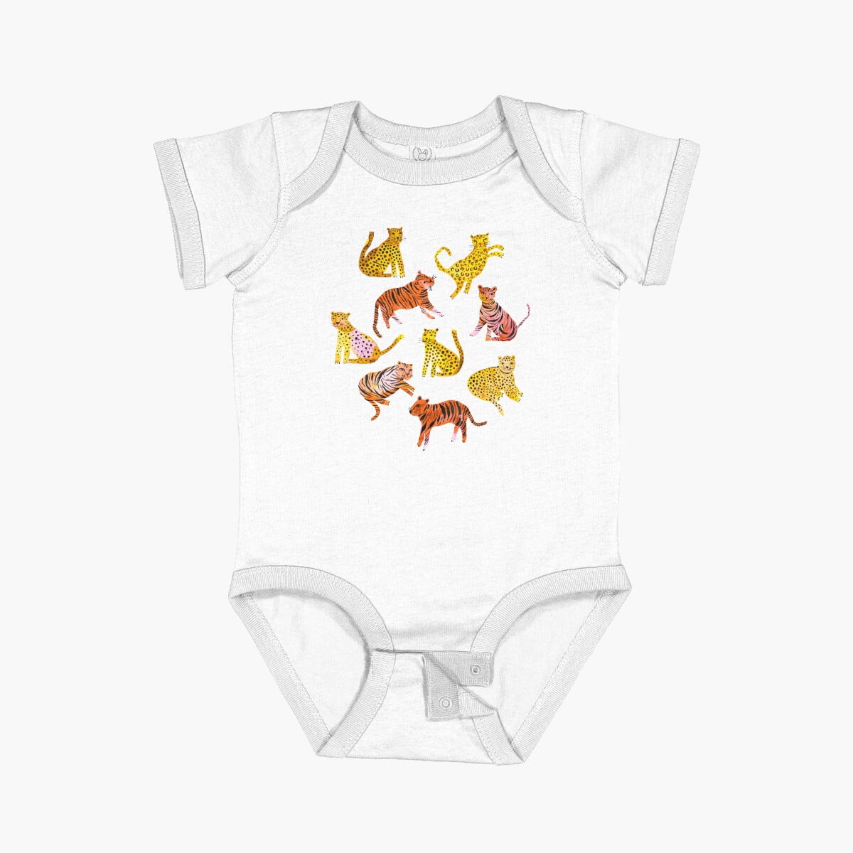 Bella Canvas Tigers And Leopards Africa Savannah Short Sleeve Baby One ...