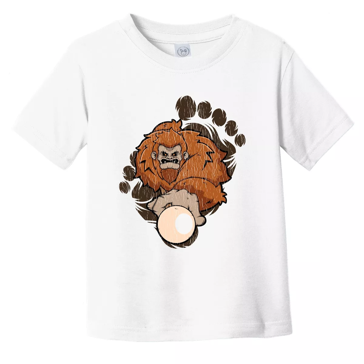 Bella Canvas Toddler Bigfoot Billiards Shirt - Sasquatch Playing Pool ...