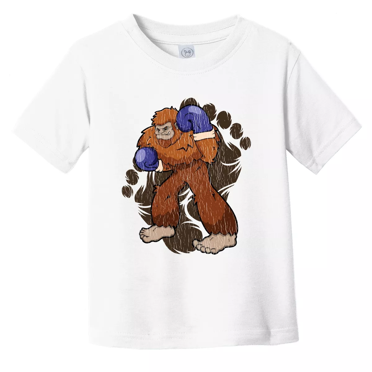 Bella Canvas Toddler Bigfoot Boxing Shirt - Sasquatch Boxing Toddler T ...