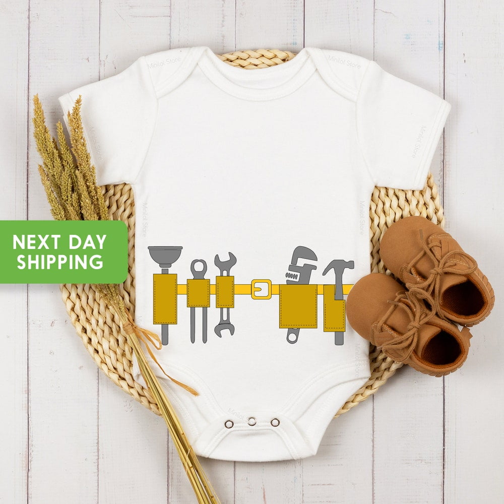 Bella Canvas Tool Belt Tool Belt, Baby Carpenter, Baby Construction ...