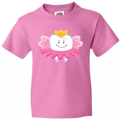 Bella Canvas Tooth Fairy Girls Pink Teeth Milestone Kids Cute Hws ...
