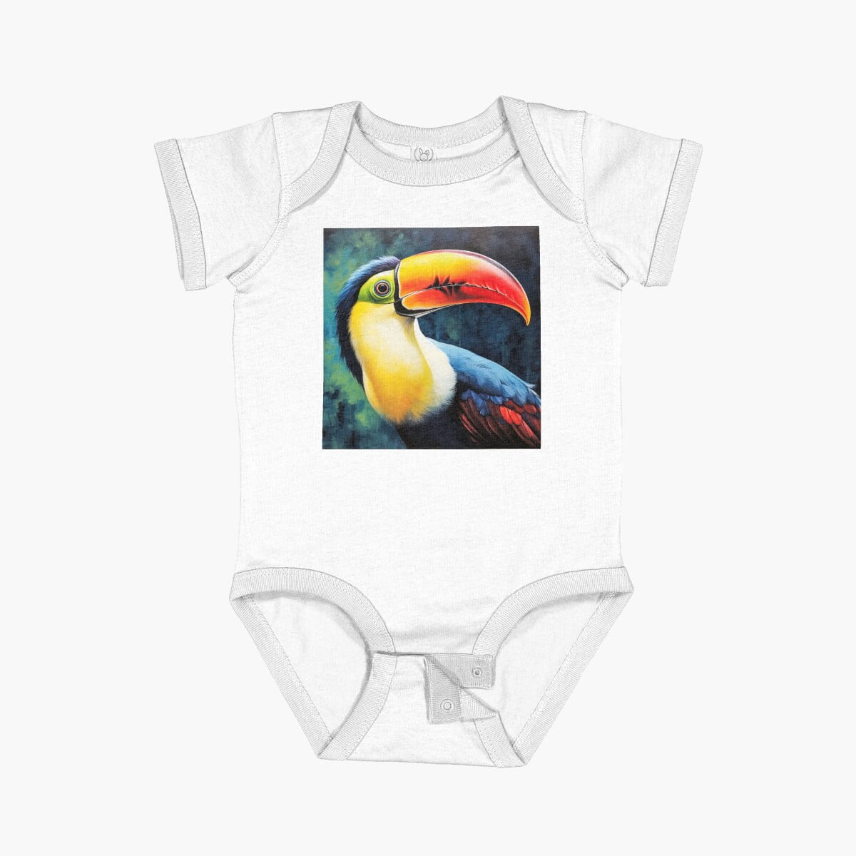 Bella Canvas Toucan Short Sleeve Baby One-Piece Newborn Gender Neutral ...