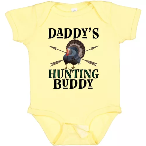 Bella Canvas Turkey Hunter Daddys Hunting Buddy Baby Archery Season ...