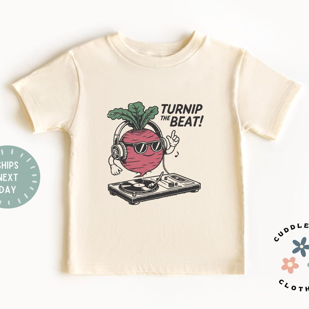 Bella Canvas Turnip The Beet Kids Shirt, Cute Veggie Toddler Tee, Mic ...