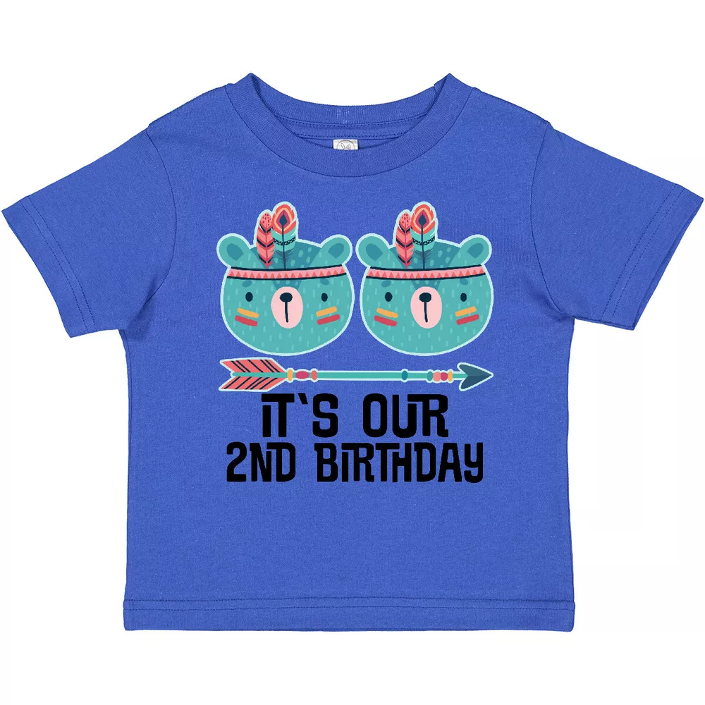 Bella Canvas Twins 2nd Birthday Outfits Toddler Shirt 2 Year Old Im ...