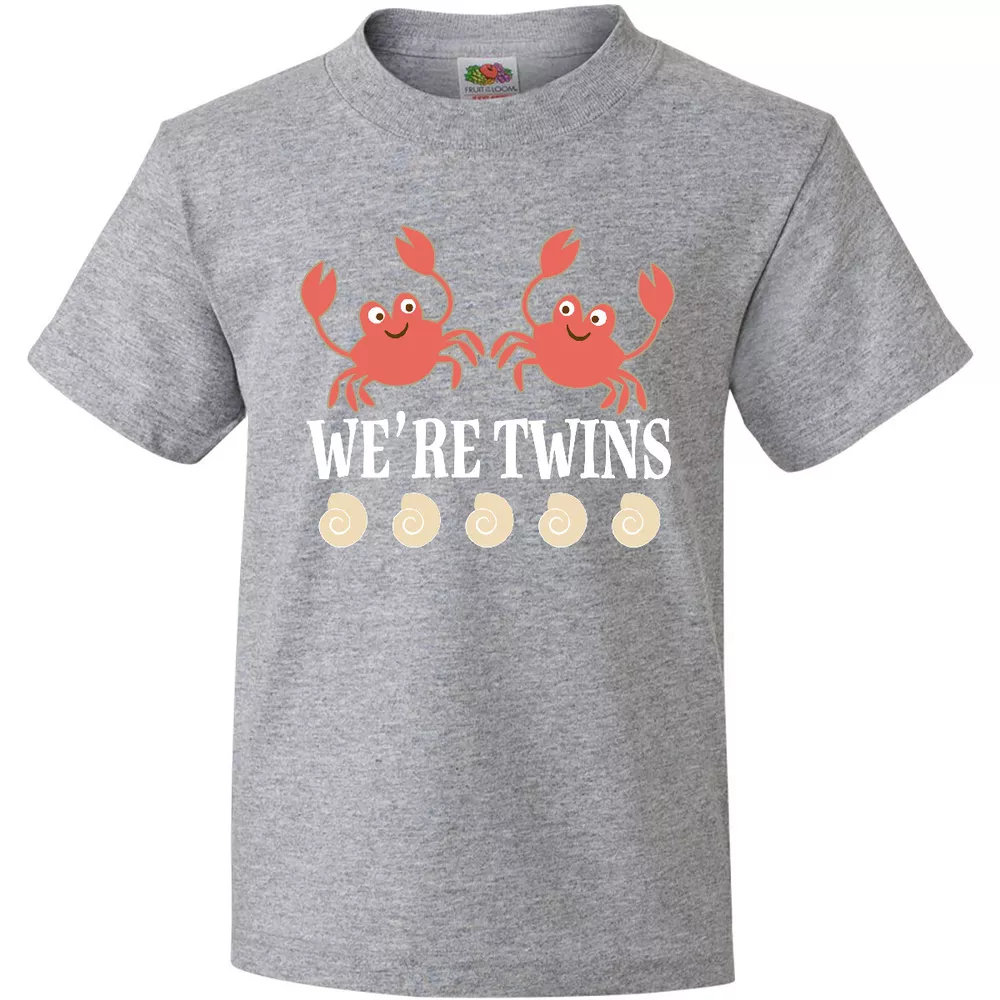 Bella Canvas Twins Beach Crabs Sea Creature Twin Boys Ocean Adorable ...