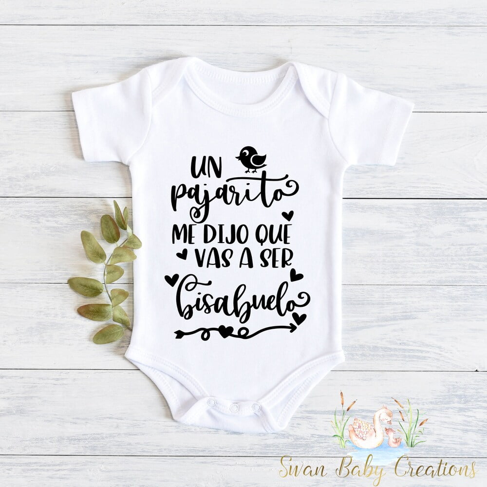 Bella Canvas with Un Pajarito Bisabuelo, Adivina Quien Van A Ser ...