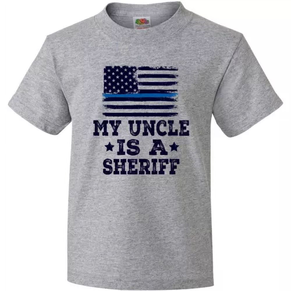 Bella Canvas Uncle Is A Sheriff Law Enforcement Job Blue Line Hws ...