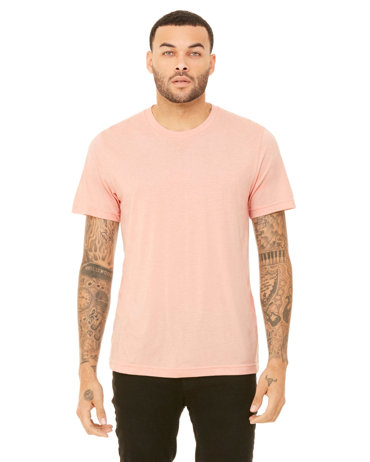 Bella + Canvas Unisex Heather CVC T-Shirt - 3001CVC - Walmart.com