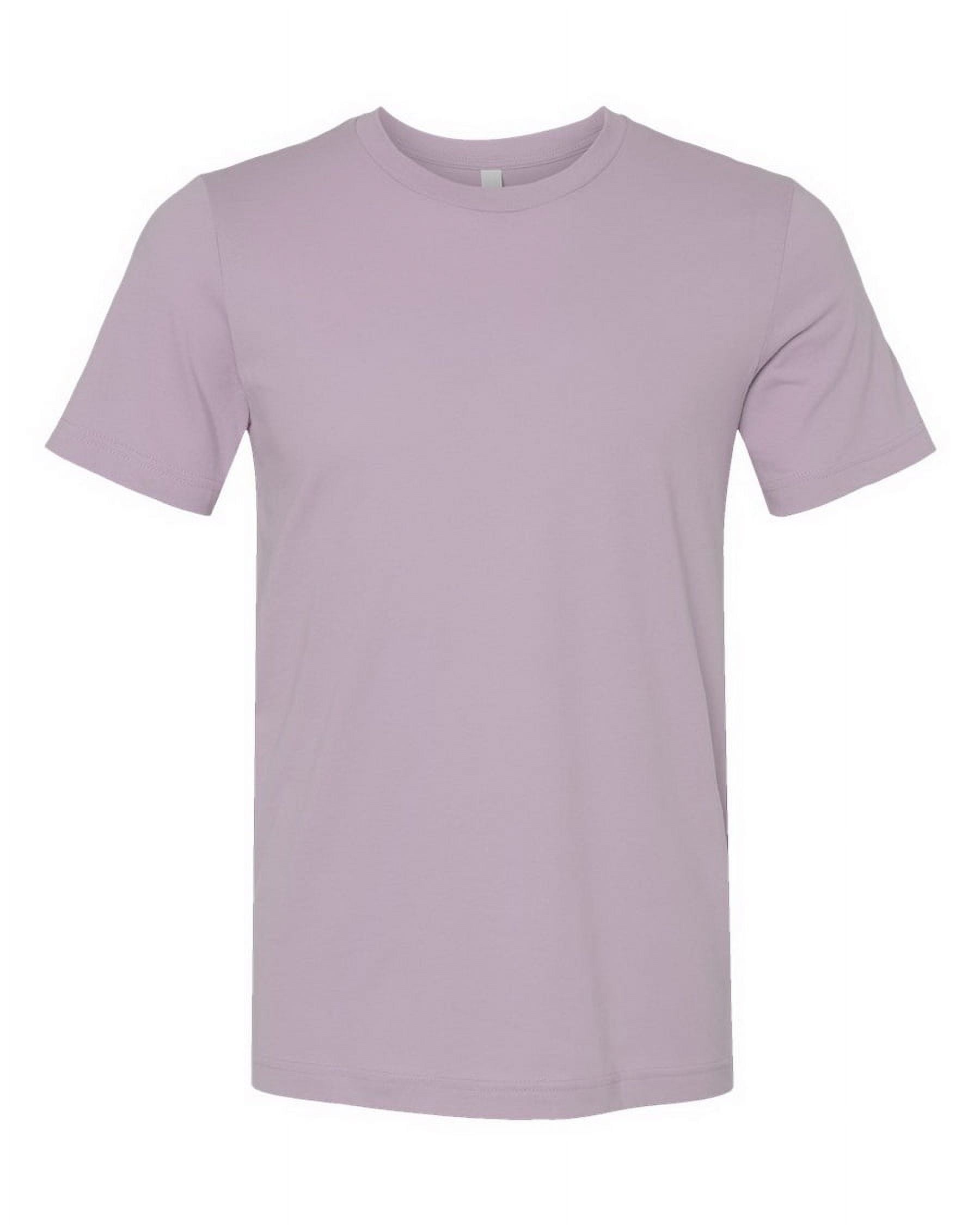 Bella + Canvas - Unisex Jersey T-Shirt - 3001C - LIGHT VIOLET - S ...