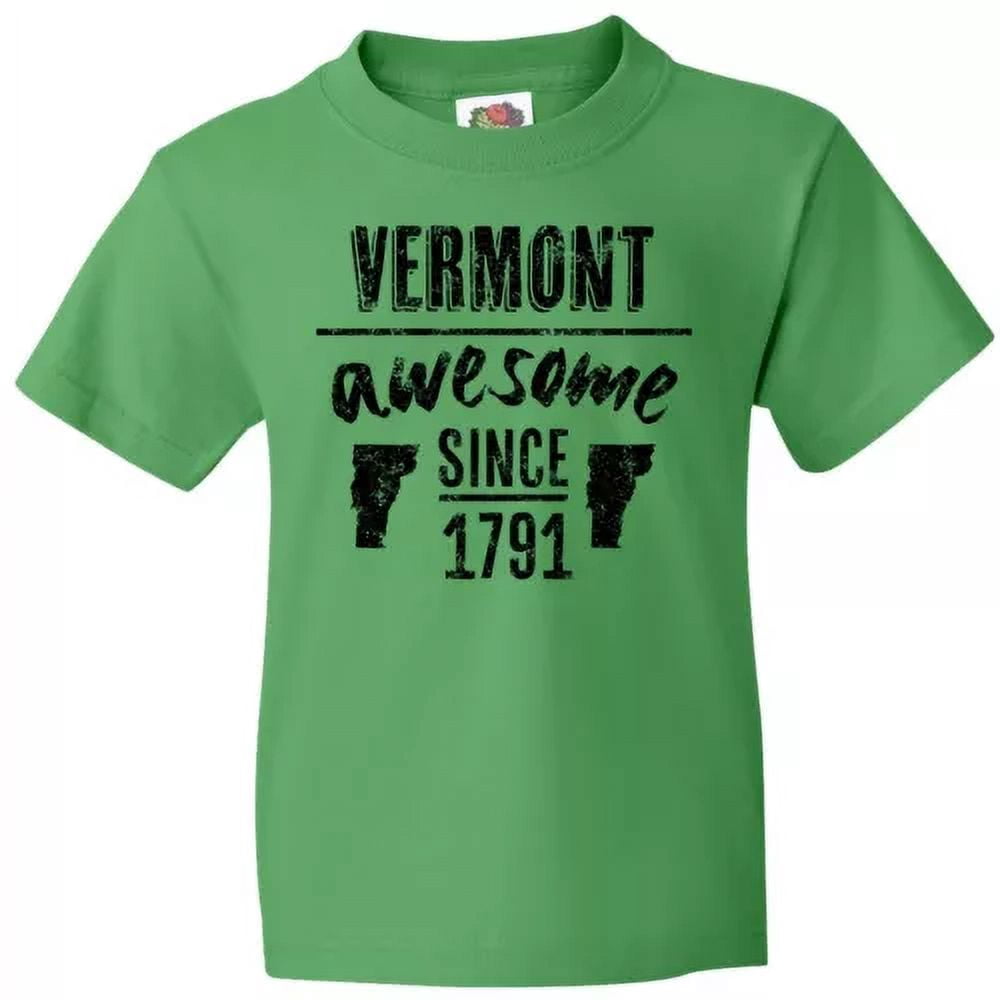 Bella Canvas Vermont Awesome Since 1791 Montpelier City Birthday Text ...