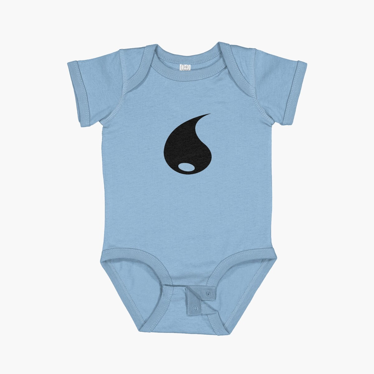 Bella Canvas Water Type Symbol Short Sleeve Baby One-Piece Newborn ...