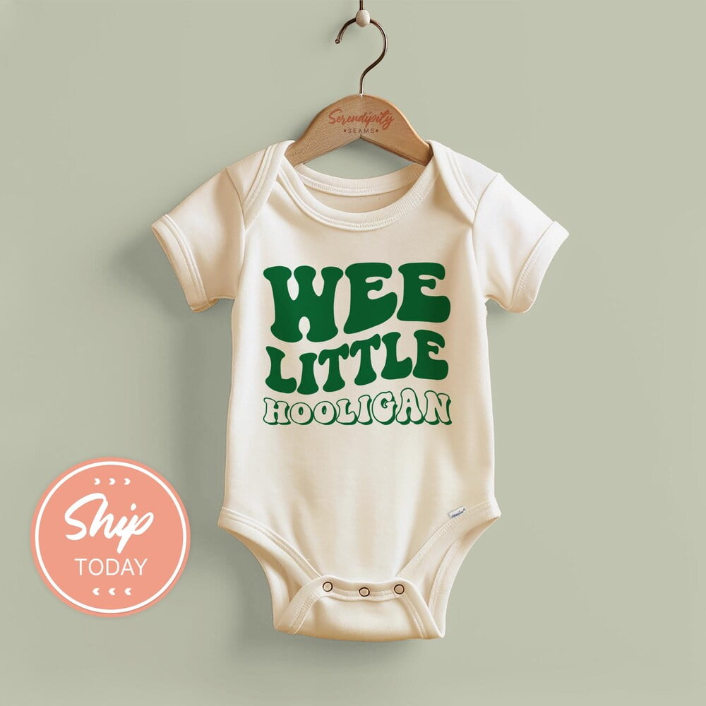 Bella Canvas with Wee Little Hooligan, Funny Infant Outfit, Soft Cotton ...