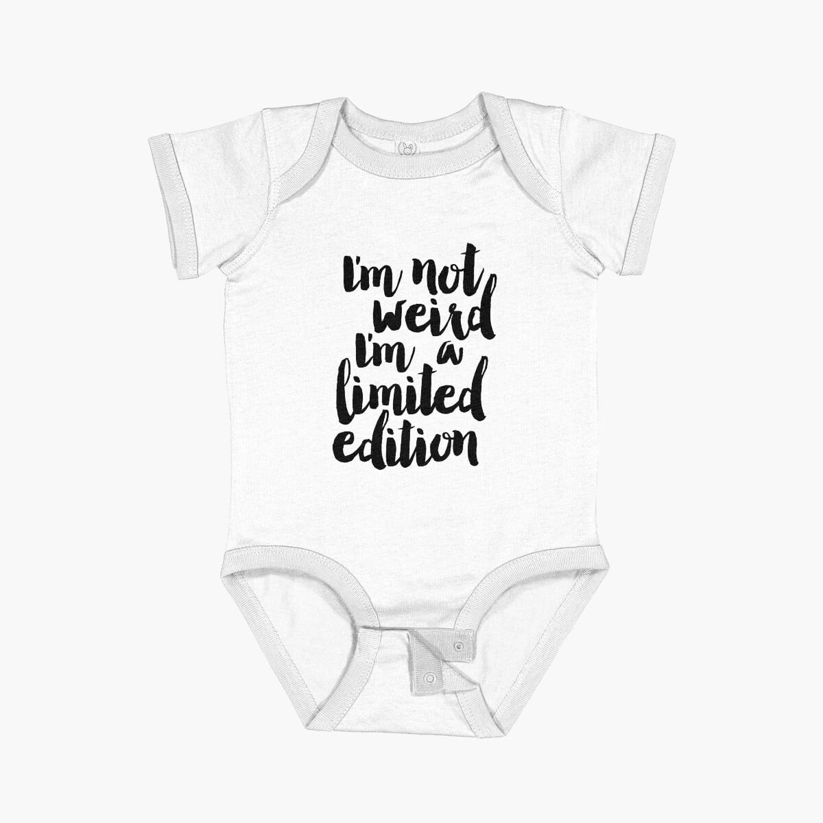 Bella Canvas I'M Not Weird I'M A Limited Edition Short Sleeve Baby One ...