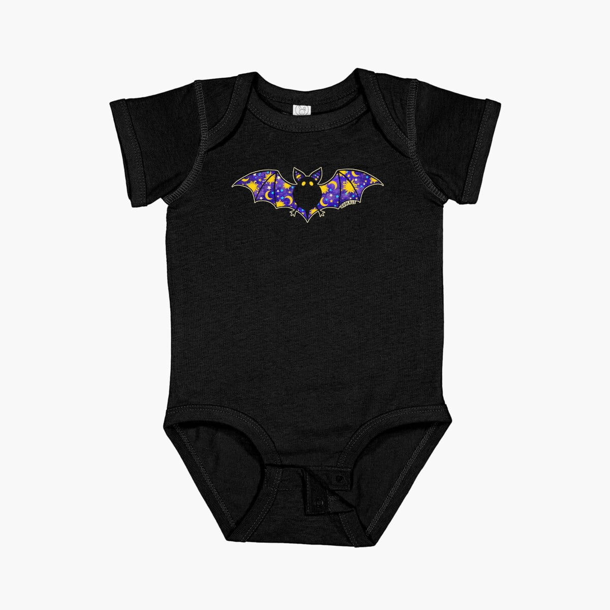 Bella Canvas Whimsigoth Bats Short Sleeve Baby One-Piece Newborn Gender ...