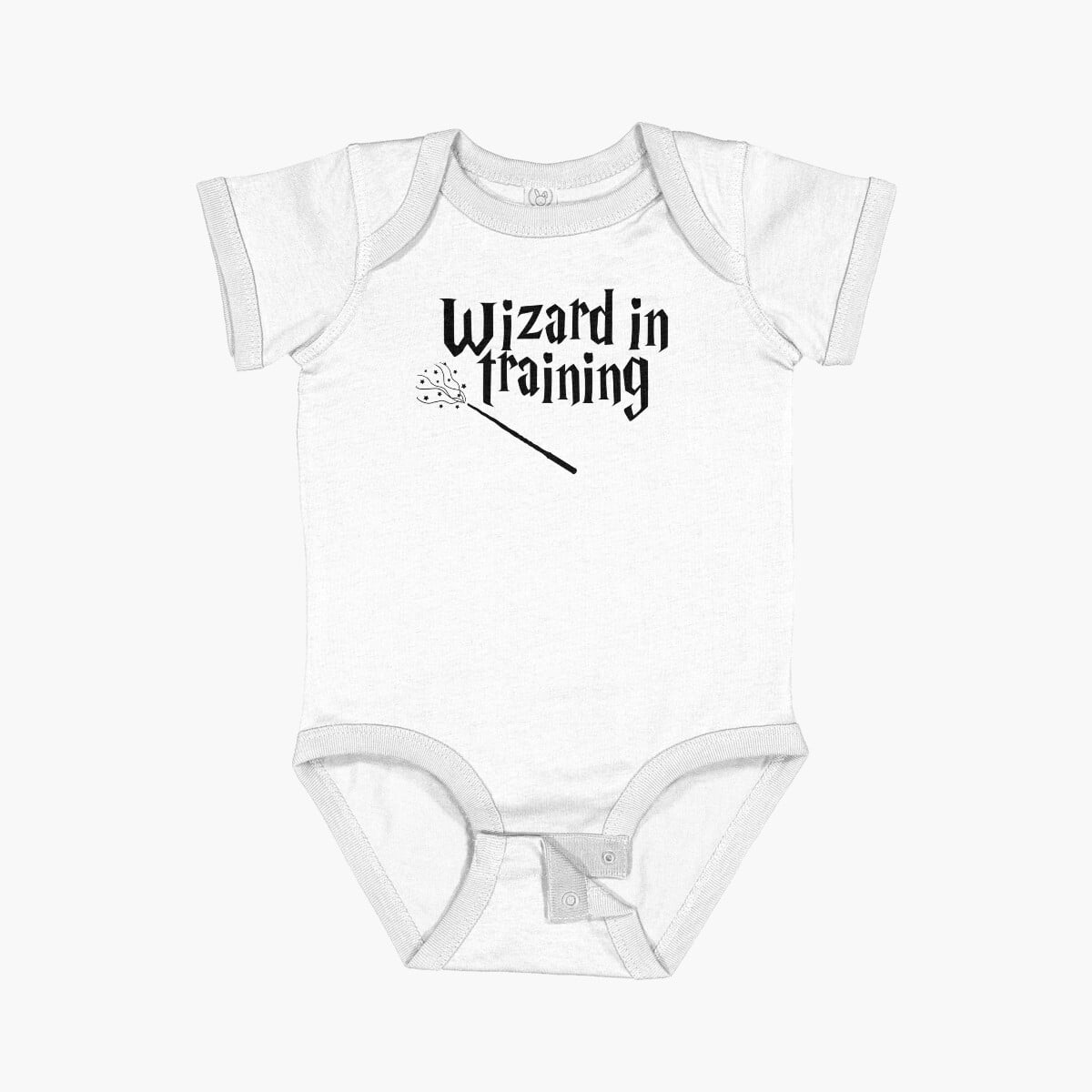 Bella Canvas Wizard In Training Short Sleeve Baby One-Piece Newborn ...