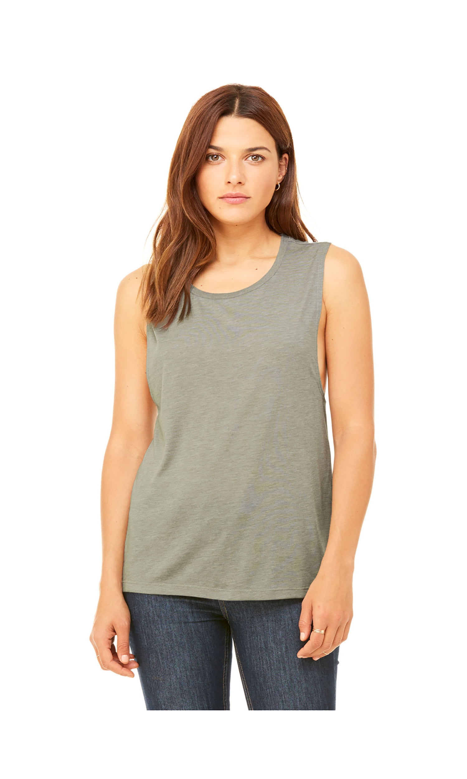 Bella + Canvas - Women'S Flowy Scoopneck Muscle Tank - 8803 - Walmart.com