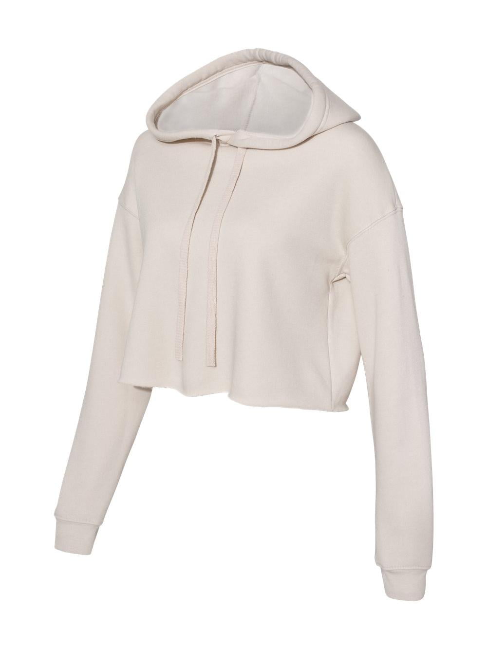 Bella + Canvas Women's Cropped Fleece Hoodie - B7502 - Walmart.com