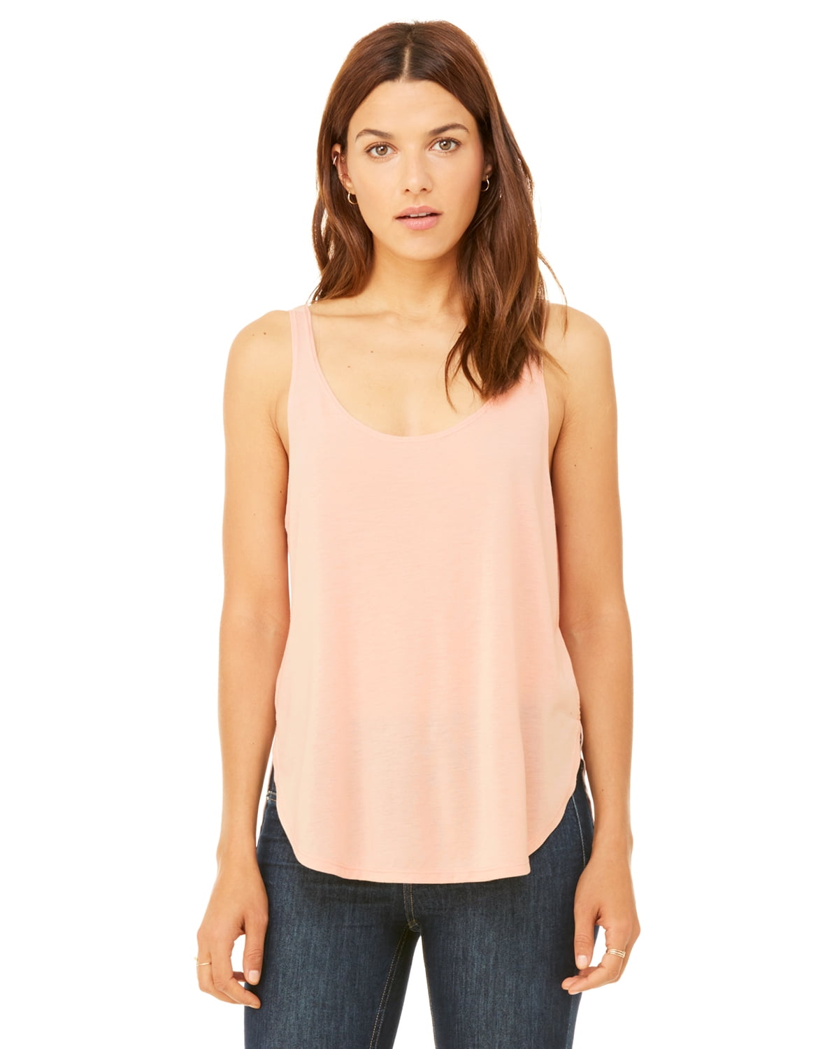 Bella + Canvas Women's Flowy Side Slit Tank, Style B8802 - Walmart.com